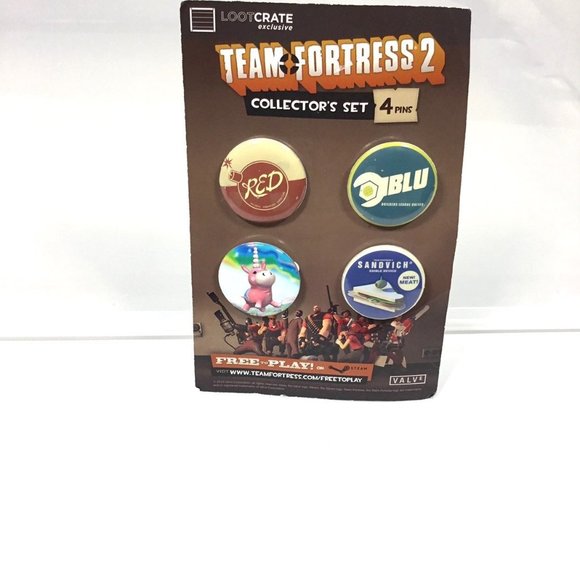 Loot Crate | Accessories | Team Fortress 2 Collectors Set 4 Pins | Poshmark
